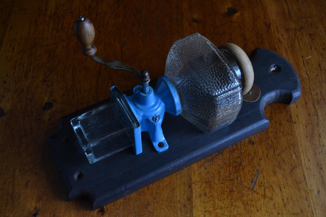 Very Rare Dienes RZ Clear Glass Hopper Wall Mount Coffee Grinder Mill ...