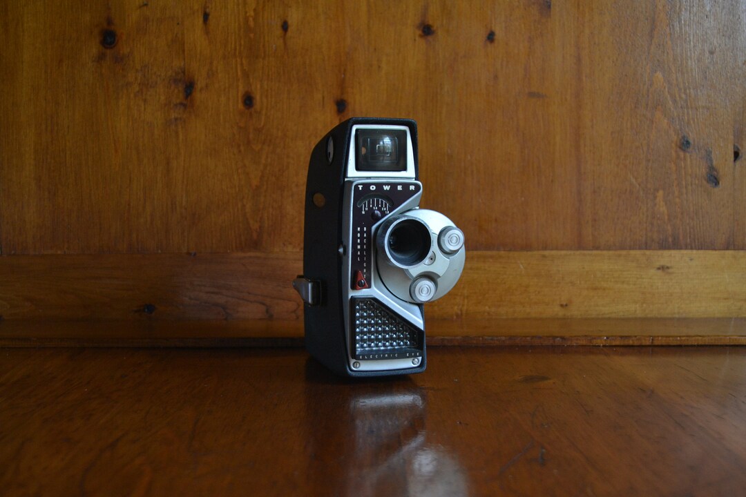 Vintage Sears Tower "electric Eye" Triple Lens Turret 8mm Camera With ...