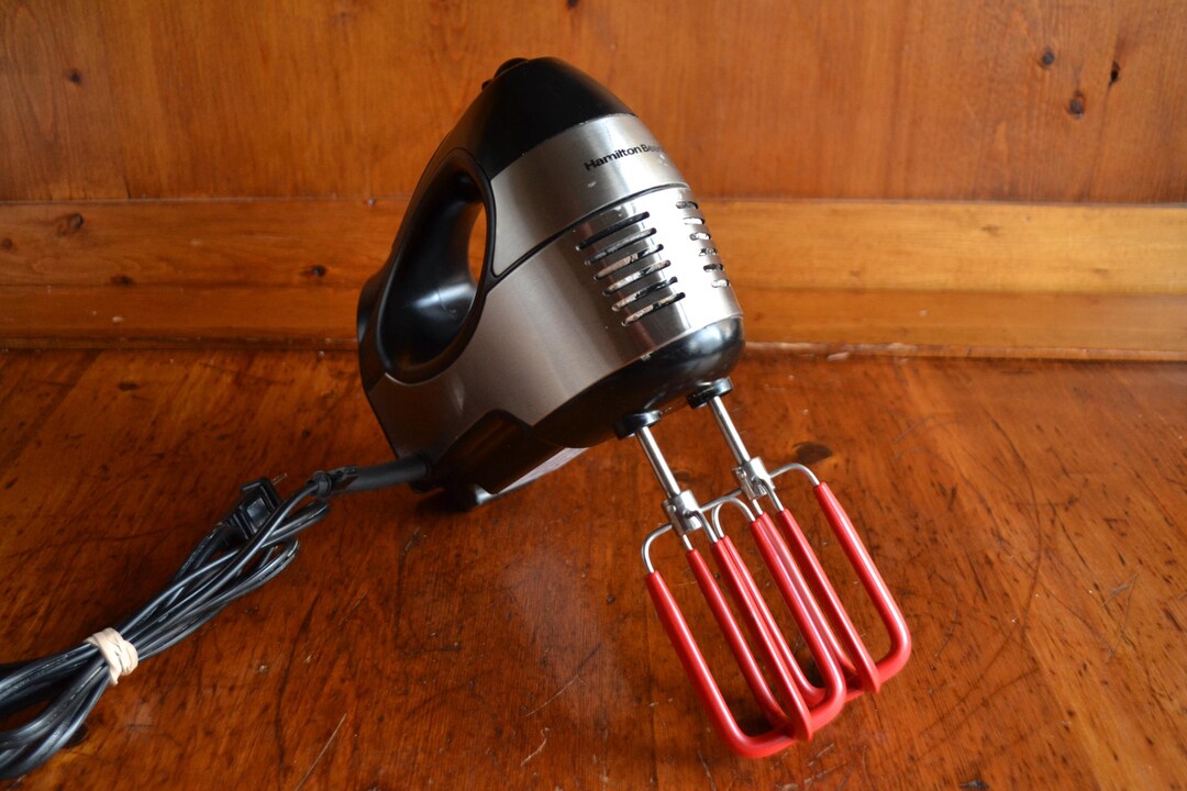 Hamilton Beach Type M40 Stainless Steel 6 Speed Hand Mixer With Rubber ...