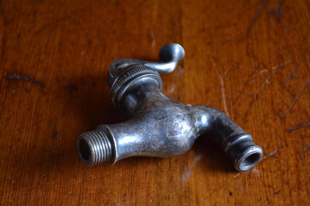 Antique Faucet Spout Spigot Spring Loaded 1/2" - Etsy