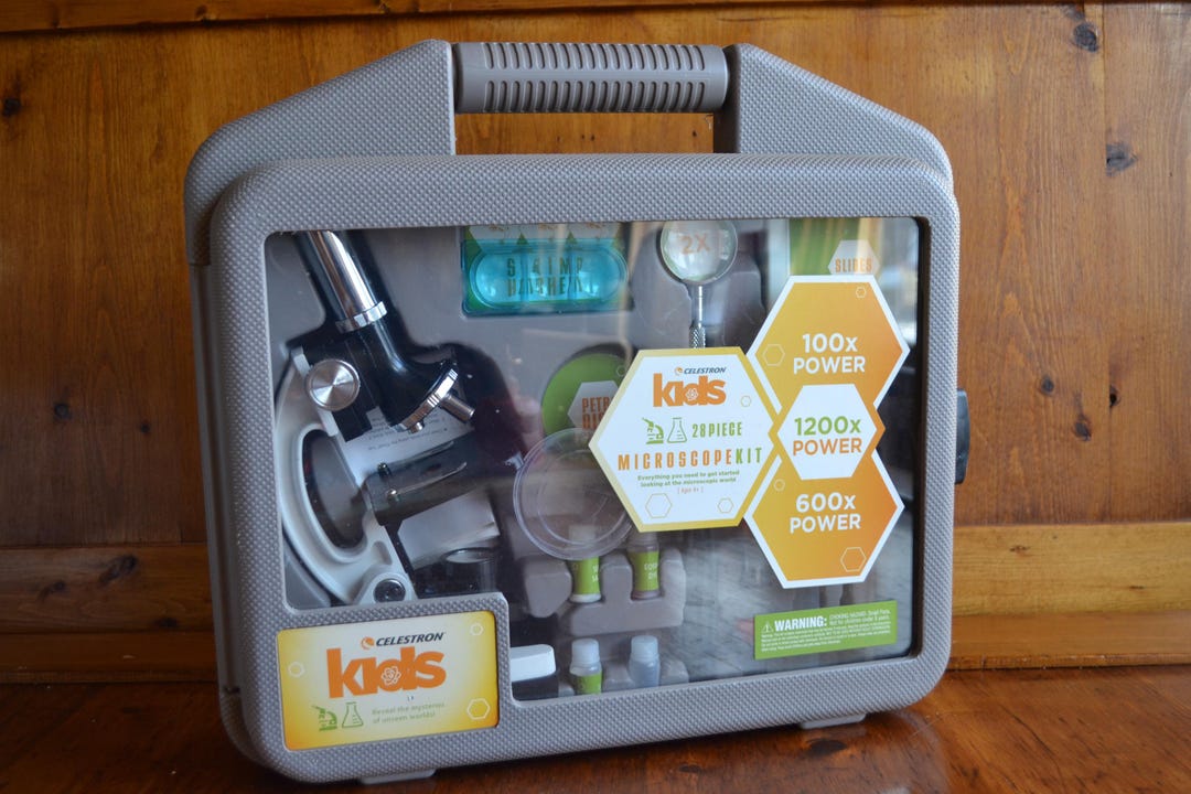 Celestron Kid's 28 Piece Microscope Kit With Complete and Like New - Etsy