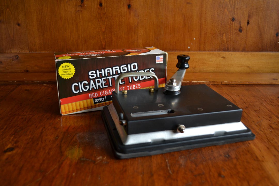 Tops Cigarette Rolling Machine With Box of Tubes - Etsy