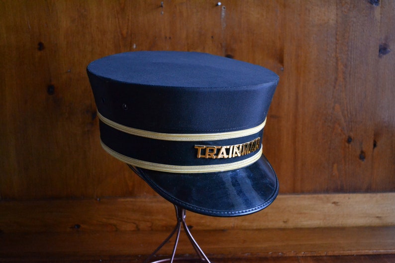 Authentic Train Conductor Hat Vintage Uniform by Carlson & | Etsy