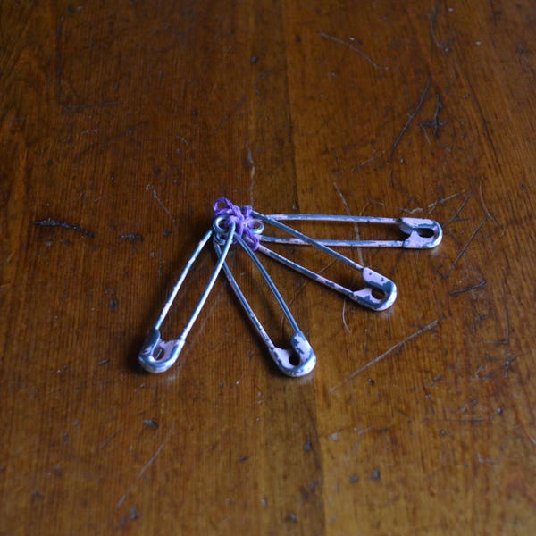 Vintage Safety Pin - Etsy