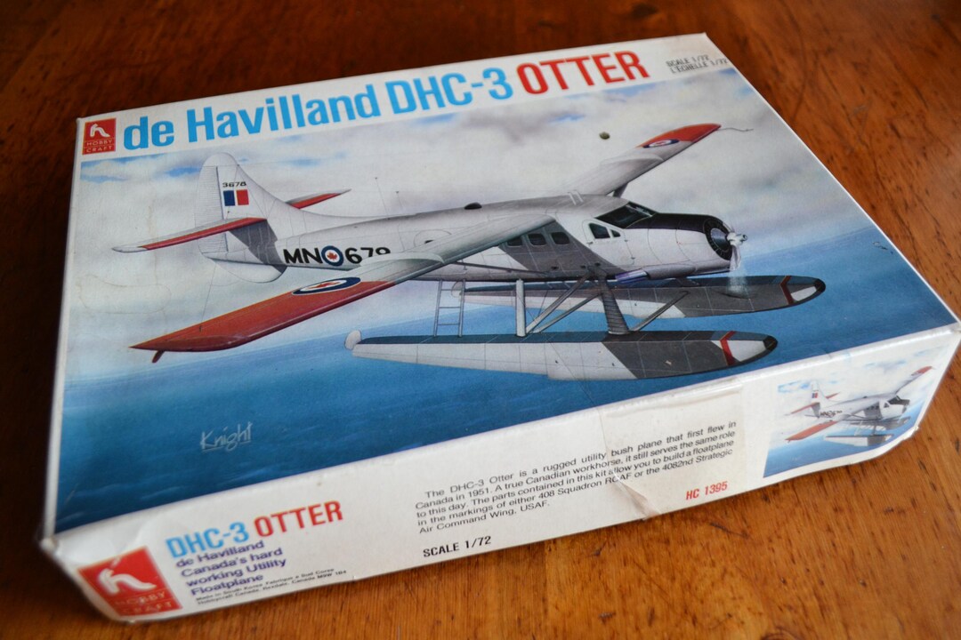 Vintage Hobby Craft 1/72 De Havilland DHC-3 "otter" Float Plane Model ...