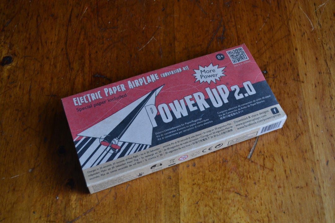 Electric Paper Airplane Kit by Power up New in Box - Etsy