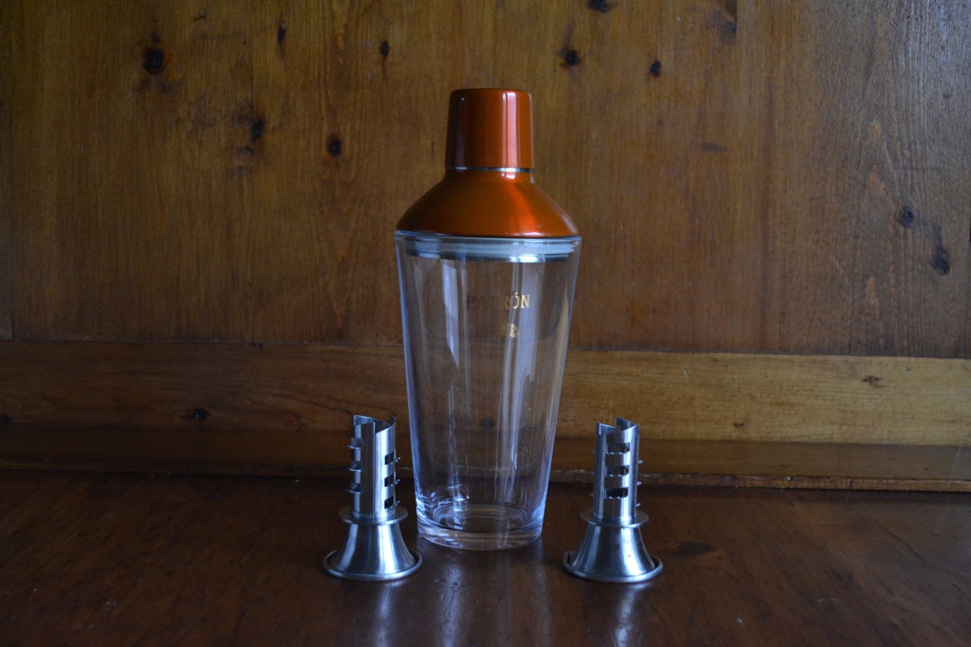 Patron Drink Cocktail Shaker Mixer With Juicers Glass and Metal - Etsy