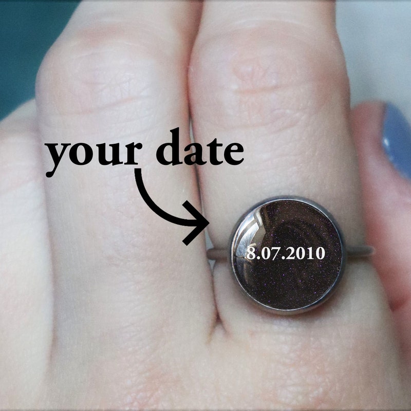 Date Ring - Etsy