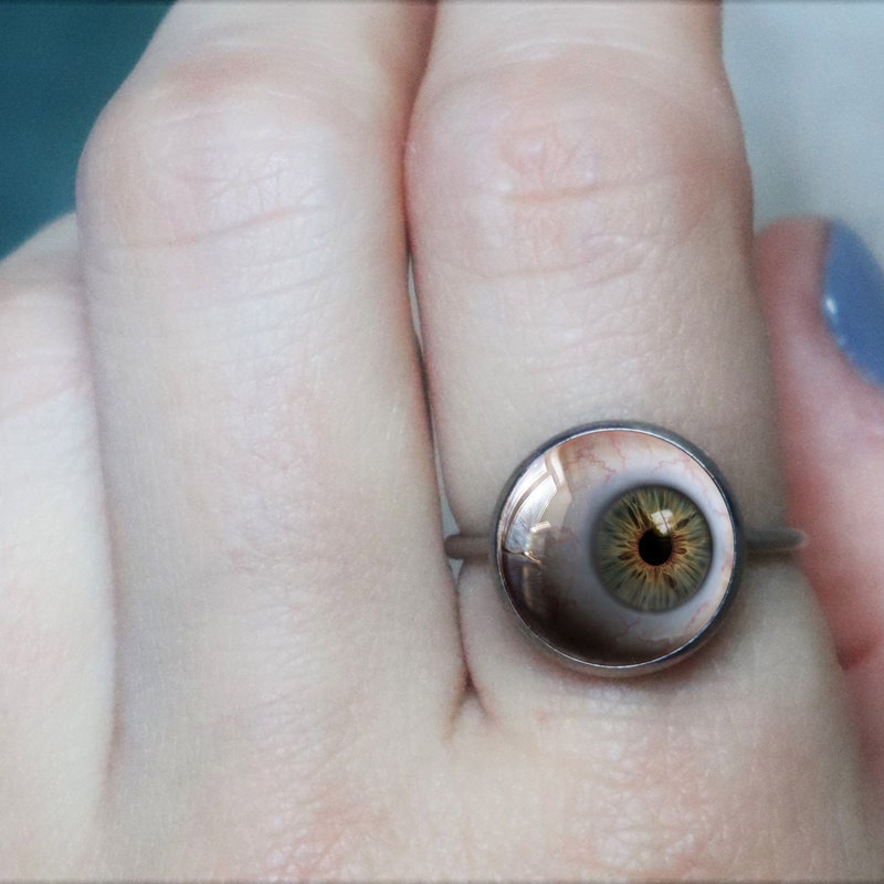 Glass Eye Ring - Etsy