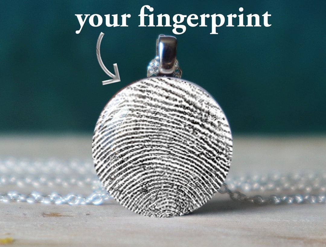 Fingerprint Necklace , Fingerprint Jewelry , Thumbprint Necklace ...