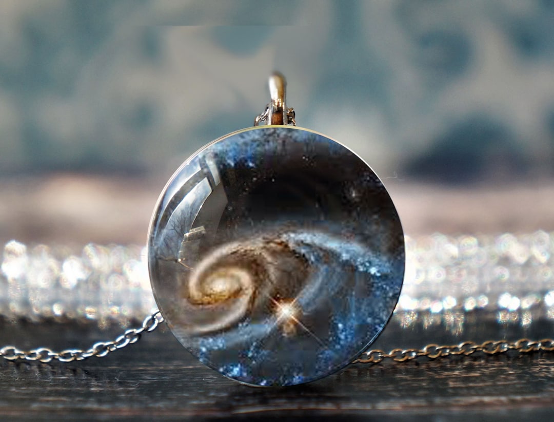 Astronomy Jewelry , Milky Way Galaxy , Galaxy Pendant , Space Jewelry ...