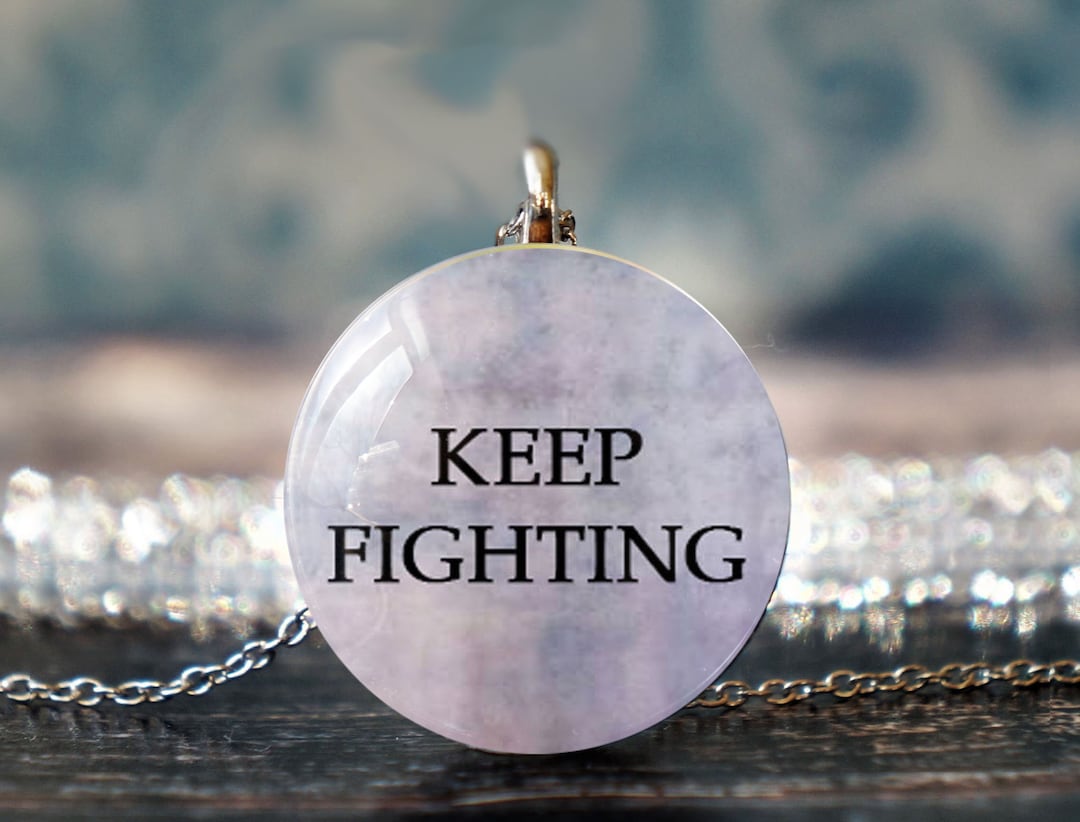 Always Keep Fighting , Survivor Necklace , Boxing Necklace , Warrior ...
