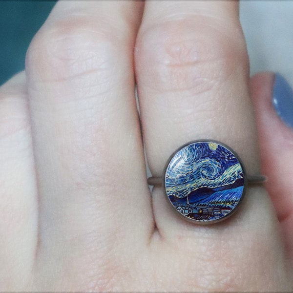 Starry Night Ring - Etsy