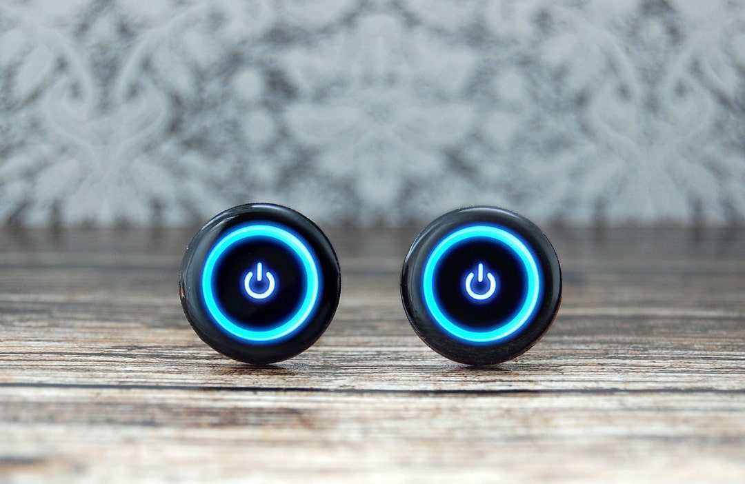 Geekery Cufflinks , Geek Cufflinks , Gamer Cufflinks , Power Button ...