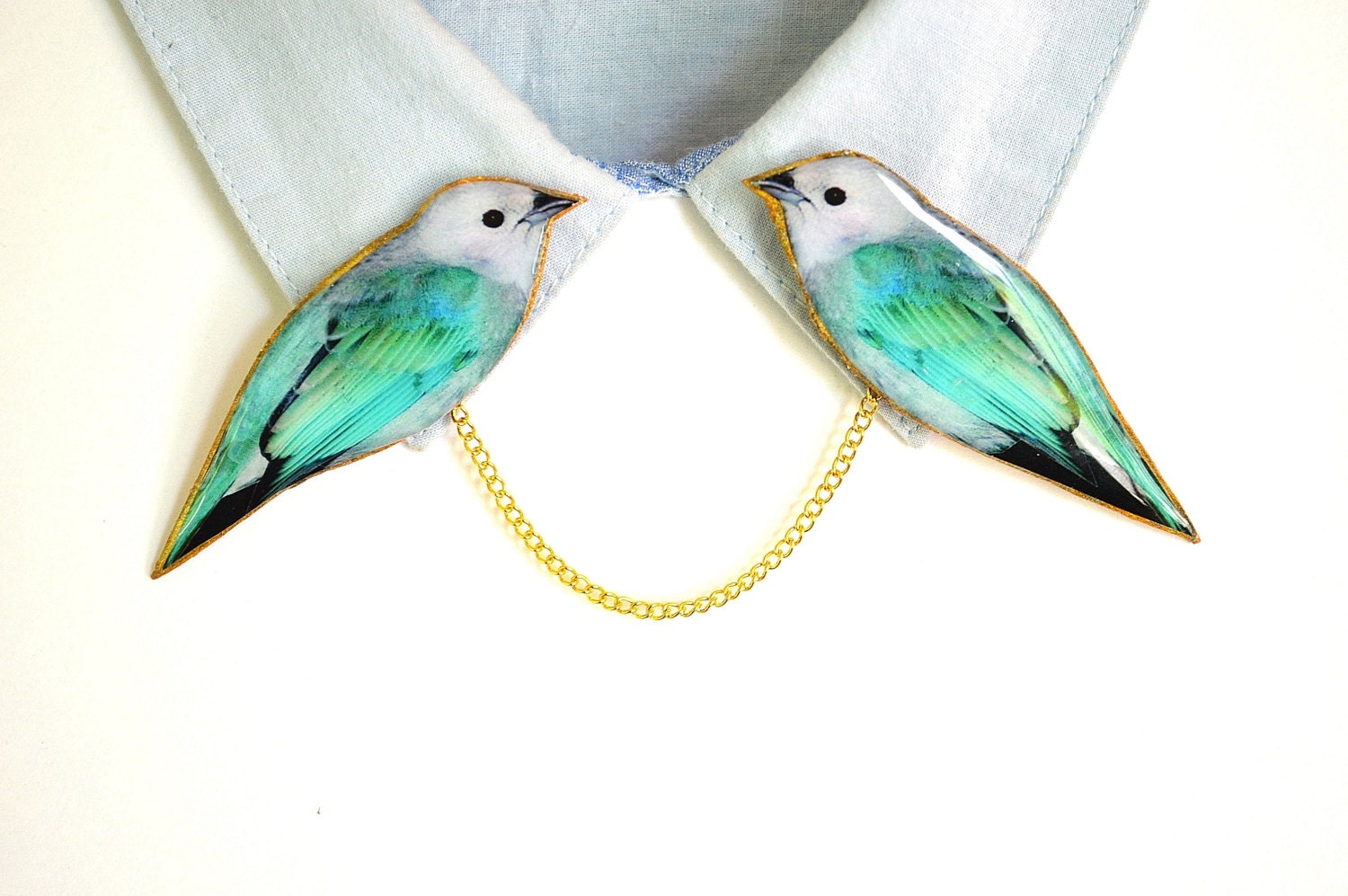 Sweater Clip Collar Clips Sweater Guard Collar Chain - Etsy