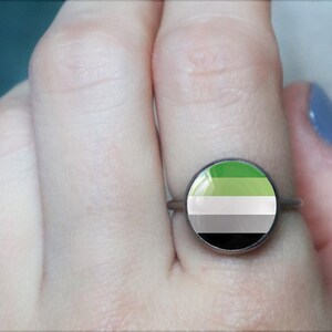 Aromantic Ring , Aro Ring , Aromantic Pride , Pride Ring , Aromantic ...