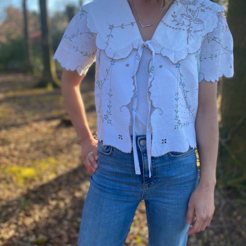 Repurposed Blouse - Etsy