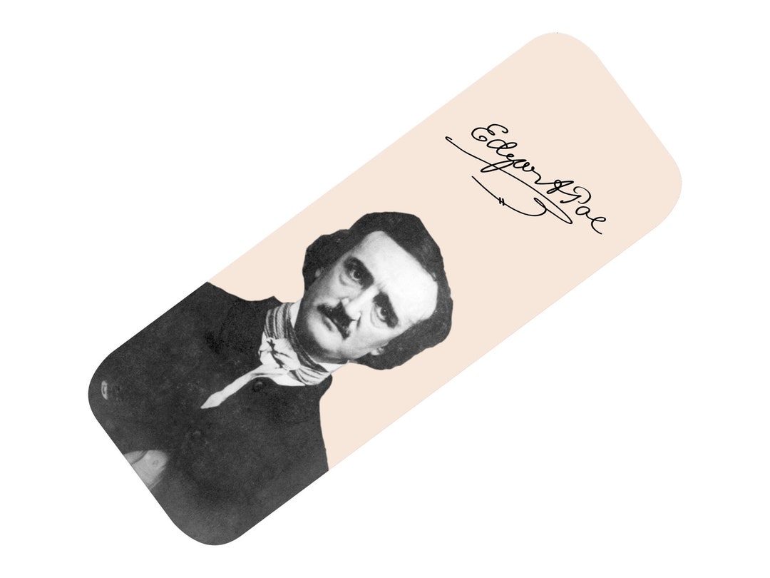 Edgar Allan Poe Signature Bookmark - Etsy