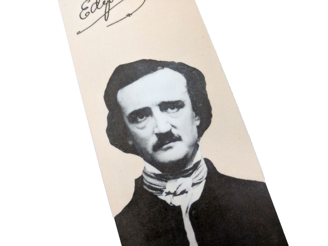 Edgar Allan Poe Signature Bookmark - Etsy