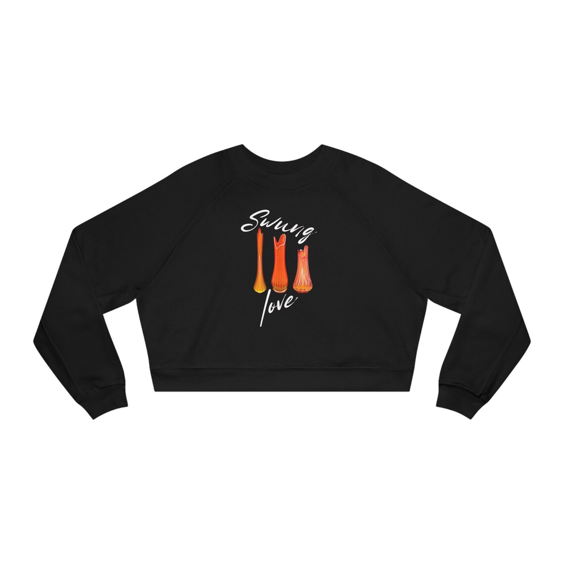 Bittersweet SWUNG VASE Women's Cropped Fleece Pullover - Etsy