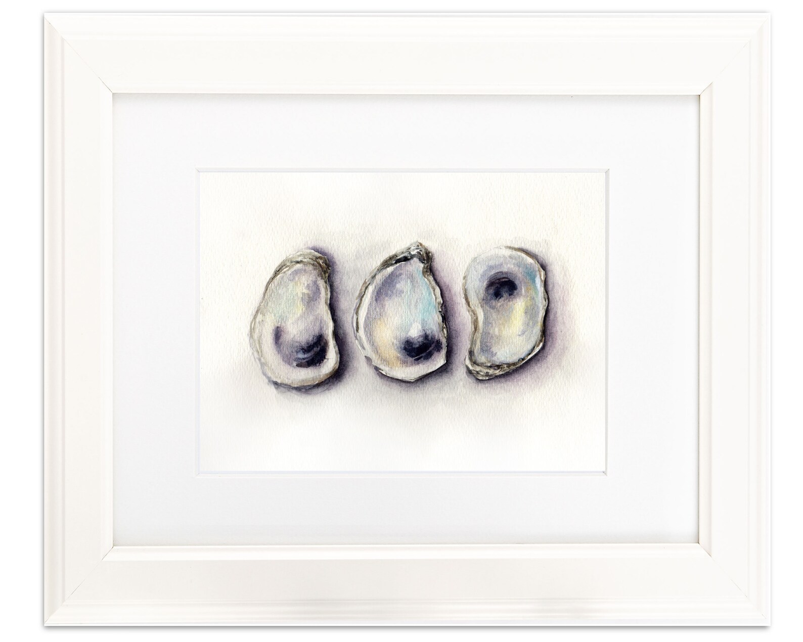 Oysters Watercolor Oyster Shell Art Oyster Shell Download - Etsy