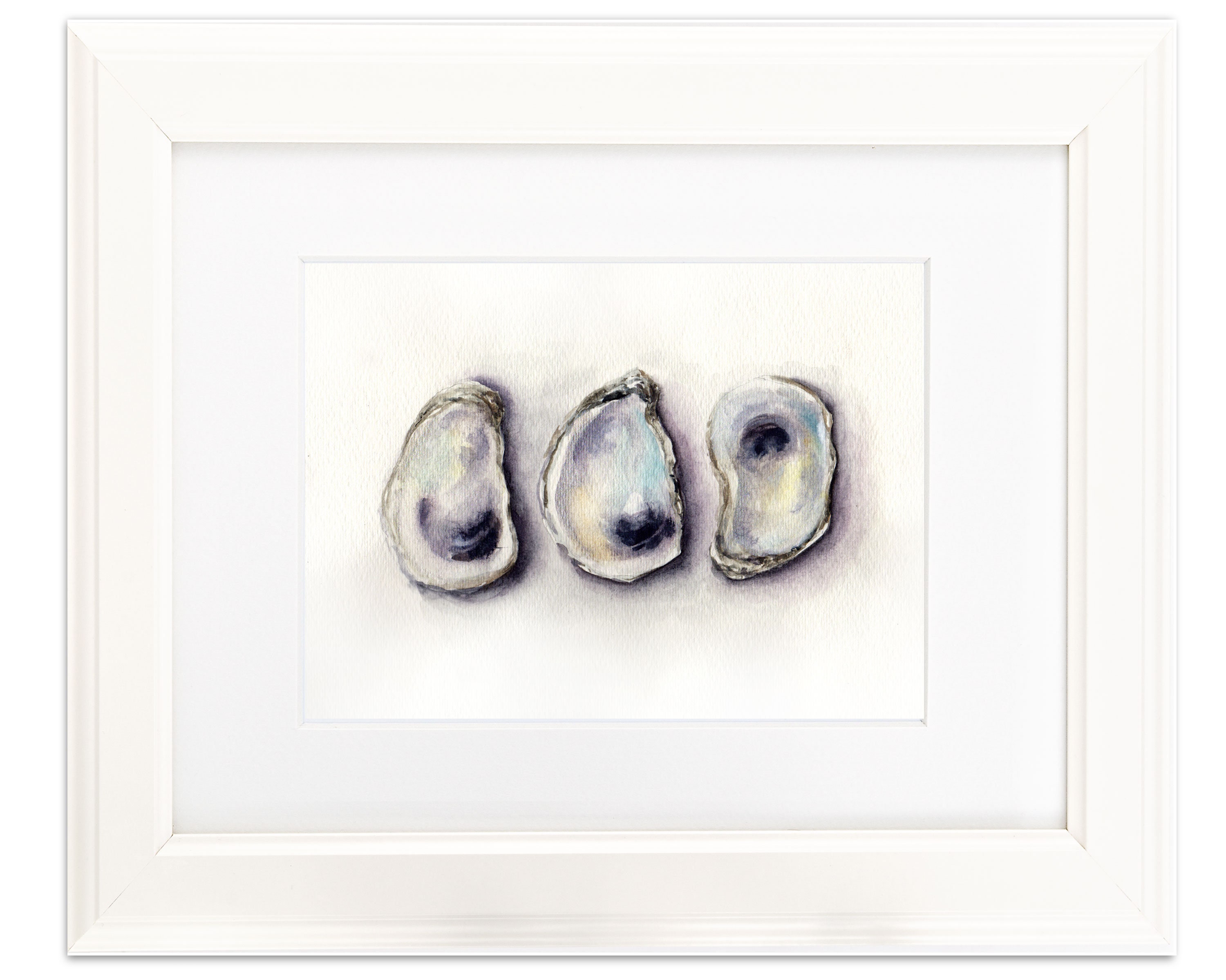 Oysters Watercolor Oyster Shell Art Oyster Shell Download - Etsy