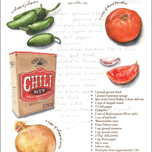 Recipe Artwork - Etsy