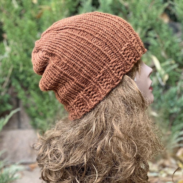 Knit Mountain Hat Pattern - Etsy