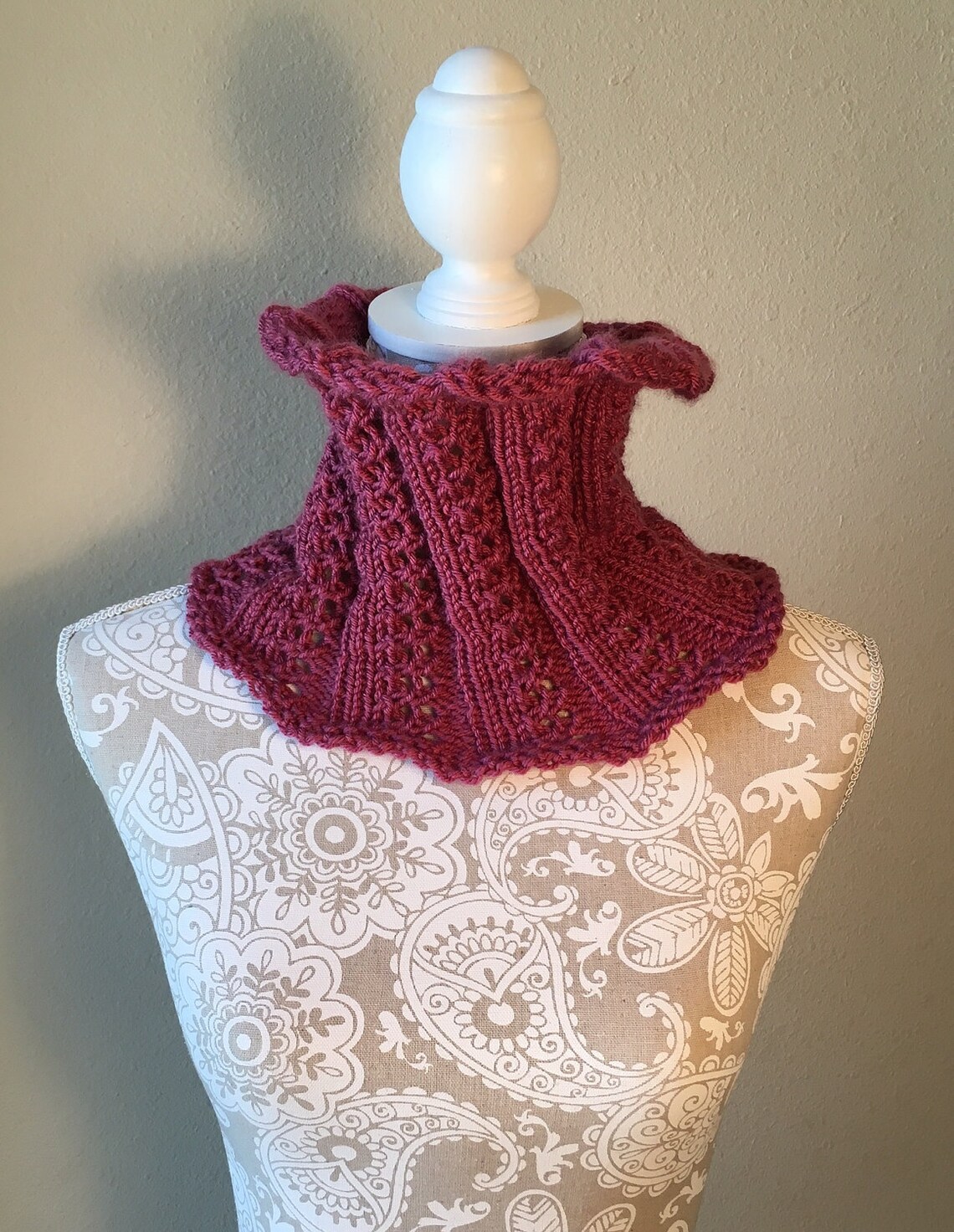 Fireweed Cowl a Loom Knit Pattern - Etsy