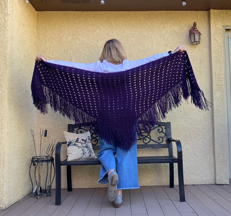 Home Sweet Home Shawl -- a Loom Knit Pattern - Etsy
