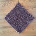 Simple Square Table Scarf -- a Loom Knit Pattern - Etsy Canada