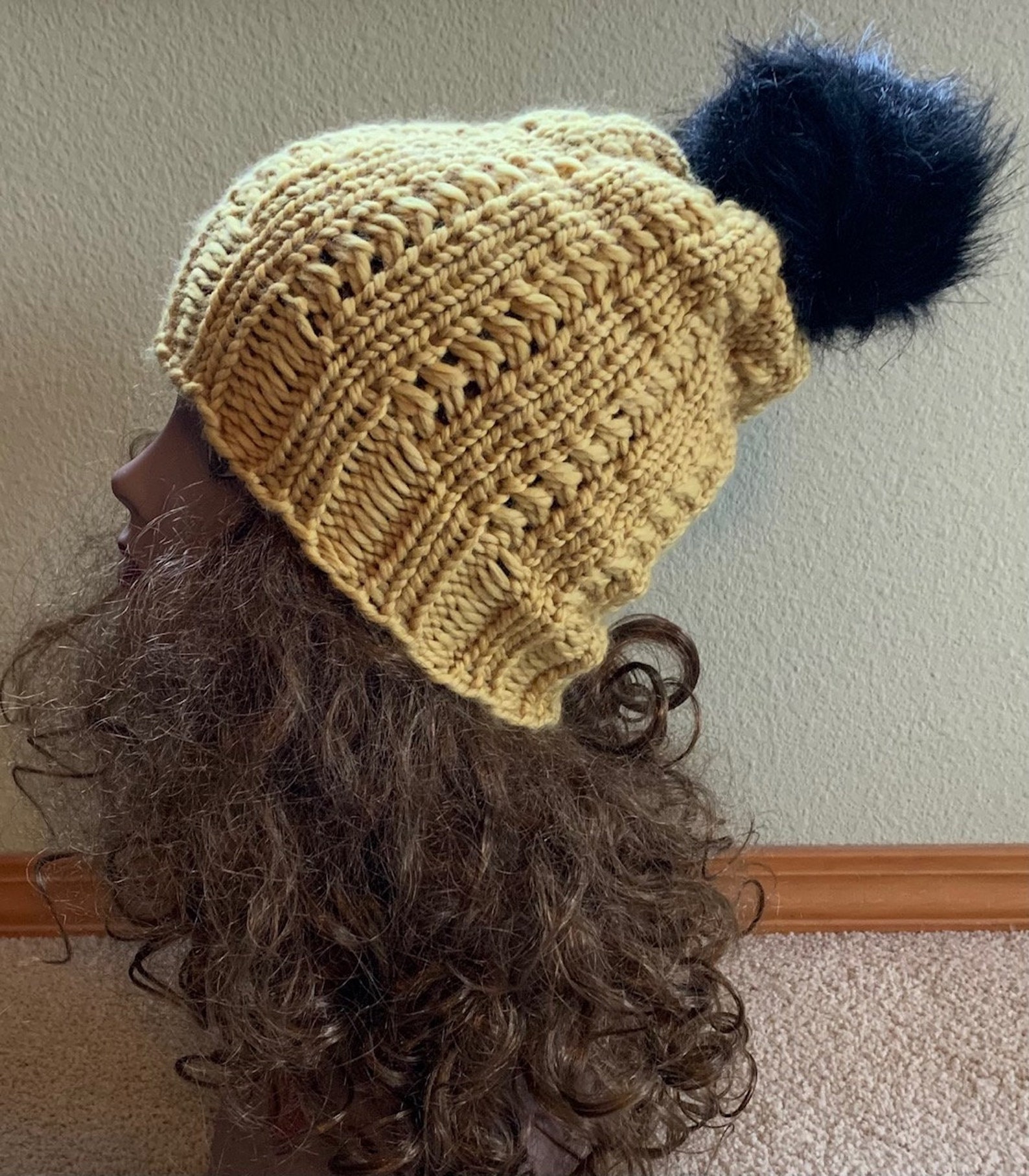 Barrels & Purls Hat -- a Loom Knit Pattern - Etsy
