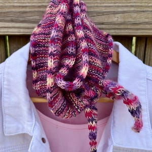 Cherry Blossom Scarf -- a Loom Knit Pattern - Etsy