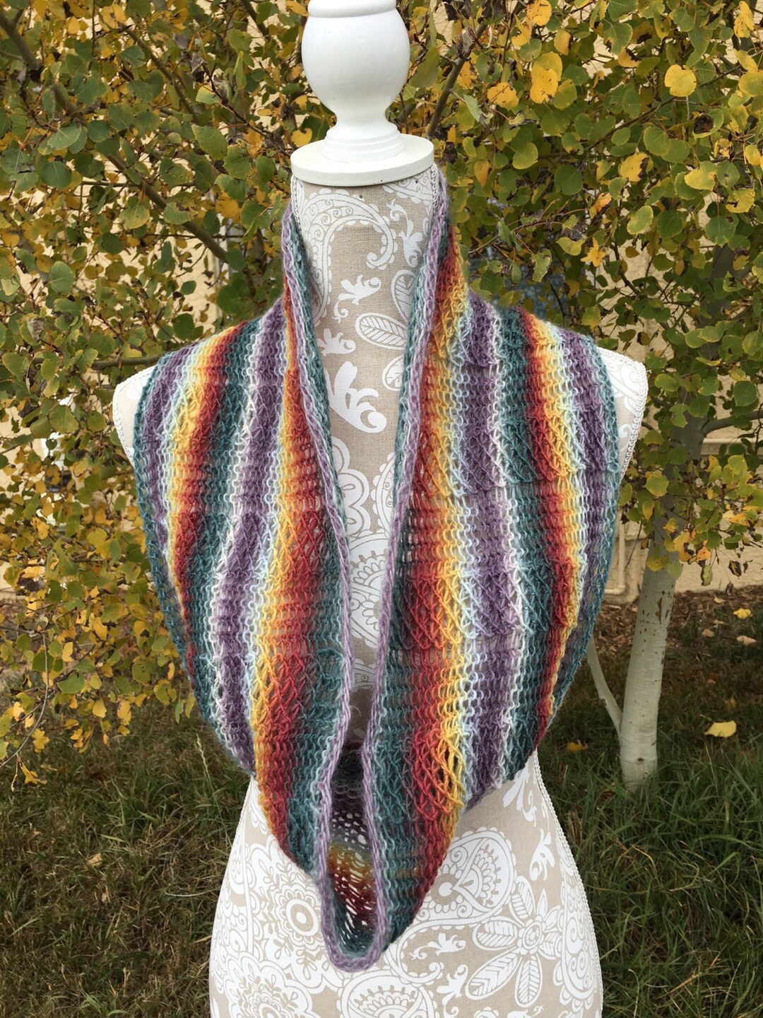 Kiowa Creek Cowl - a Loom Knit Pattern - Etsy