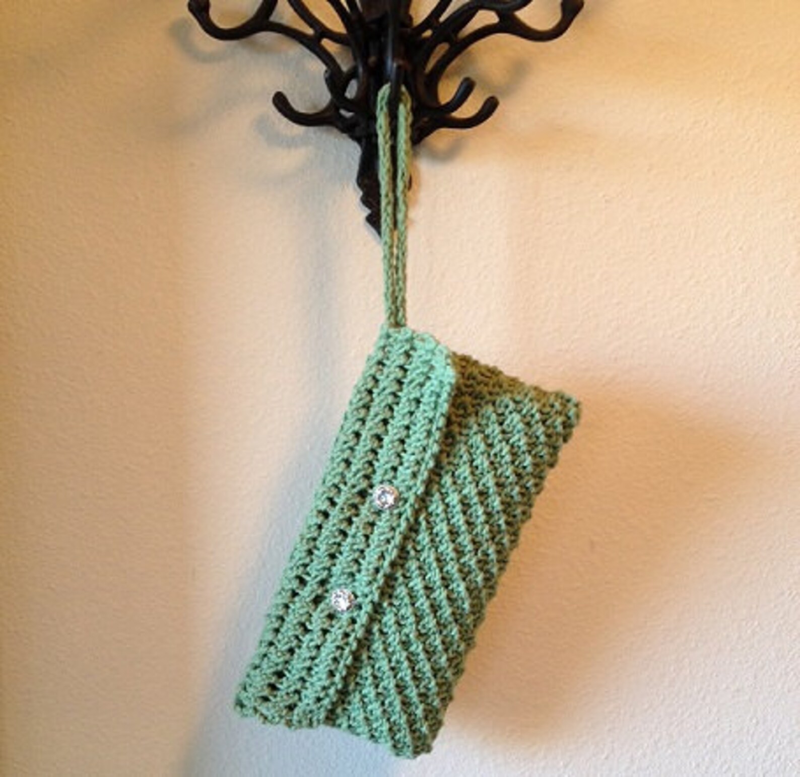 Zippered Wristlet a Loom Knit Pattern - Etsy