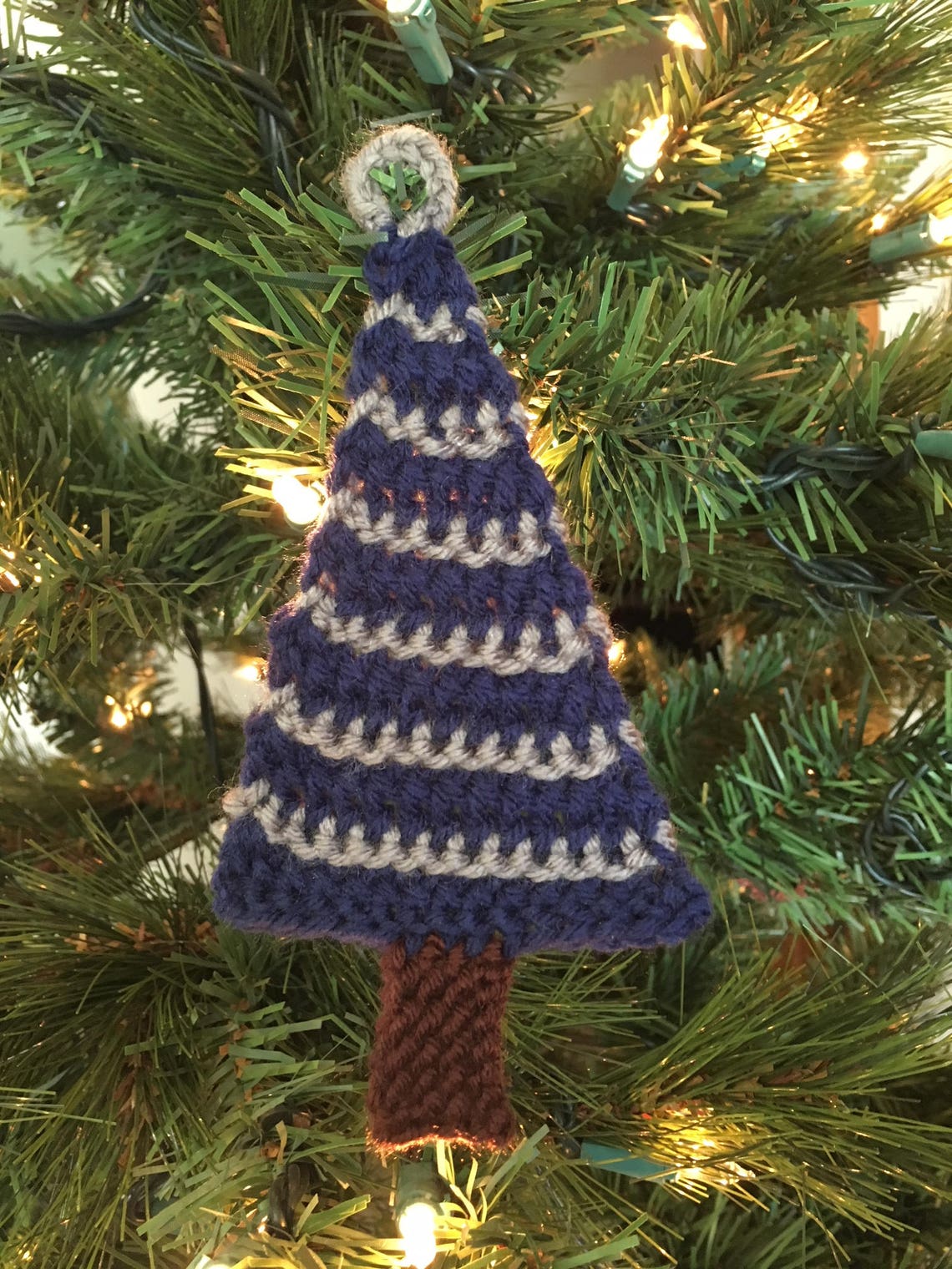 Tree Ornament a Loom Knit Pattern - Etsy