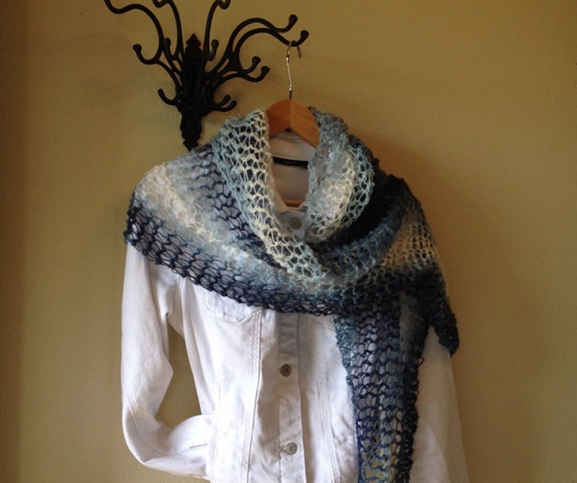 Country Road Shawl -- a Loom Knit Pattern - Etsy