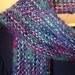 Two-tone Scarf - a Loom Knit Pattern - Etsy