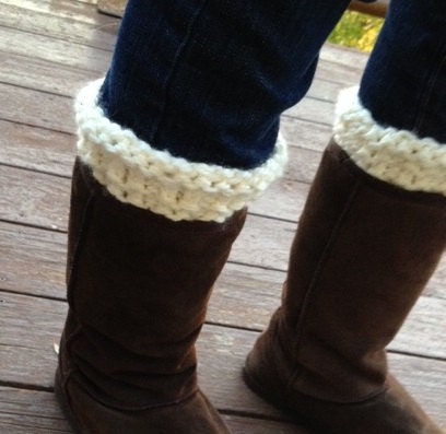 One Boot Topper, Two Looks - a loom knit pattern