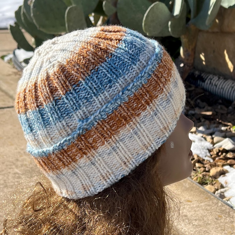 Chunky Knit Loom Caps - Etsy