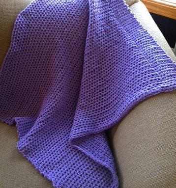 Spring Stroller Blanket a Loom Knit Pattern | Etsy