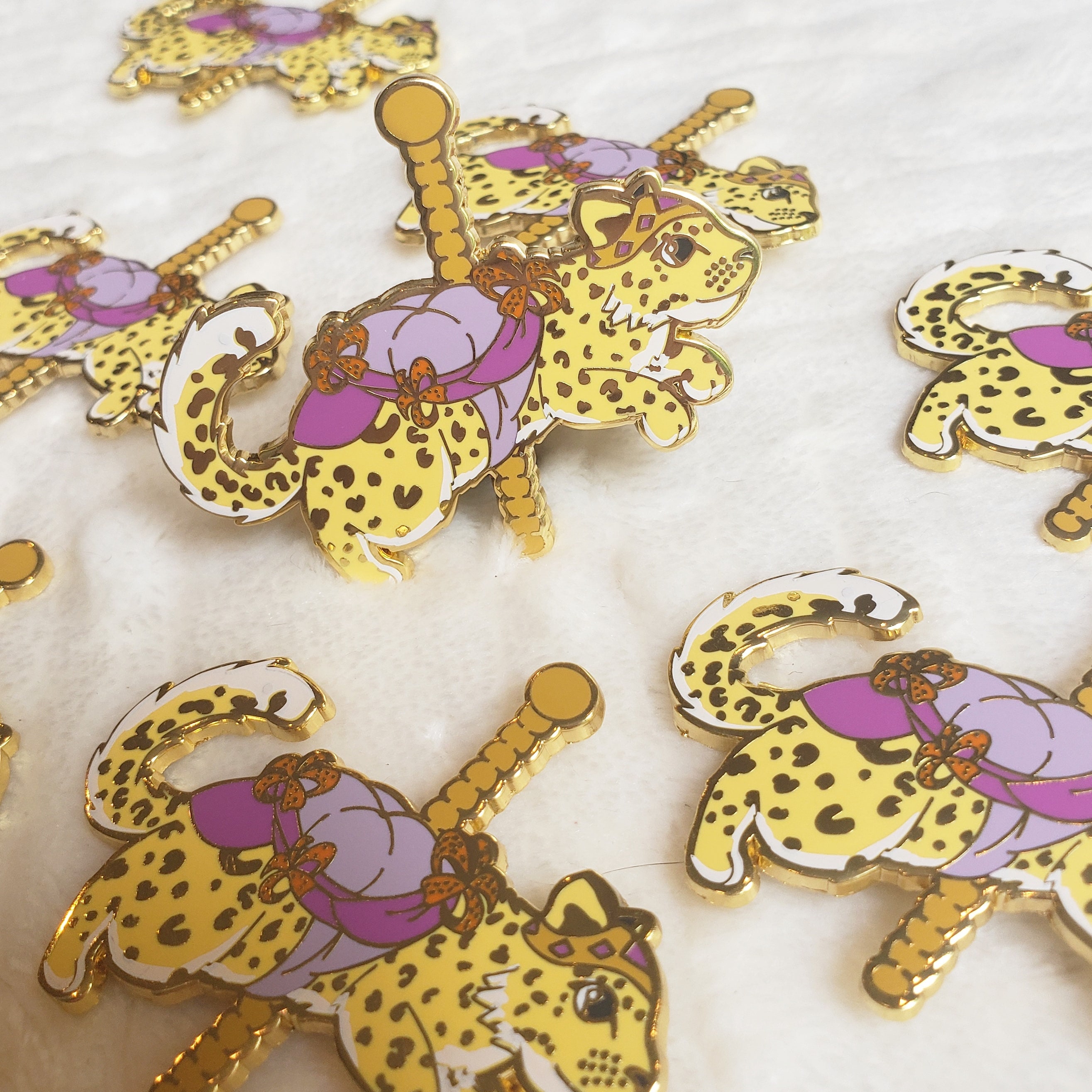 Conservation Carousel Series 2 Amur Leopard Hard Enamel | Etsy