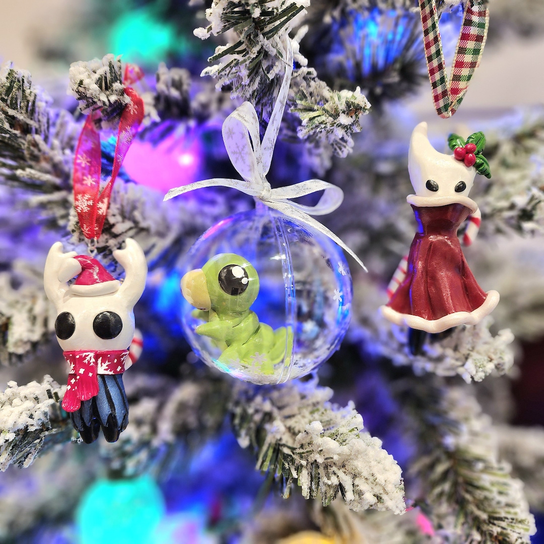 MADE to ORDER - Handmade Hollow Knight Christmas Ornaments- Grub ...