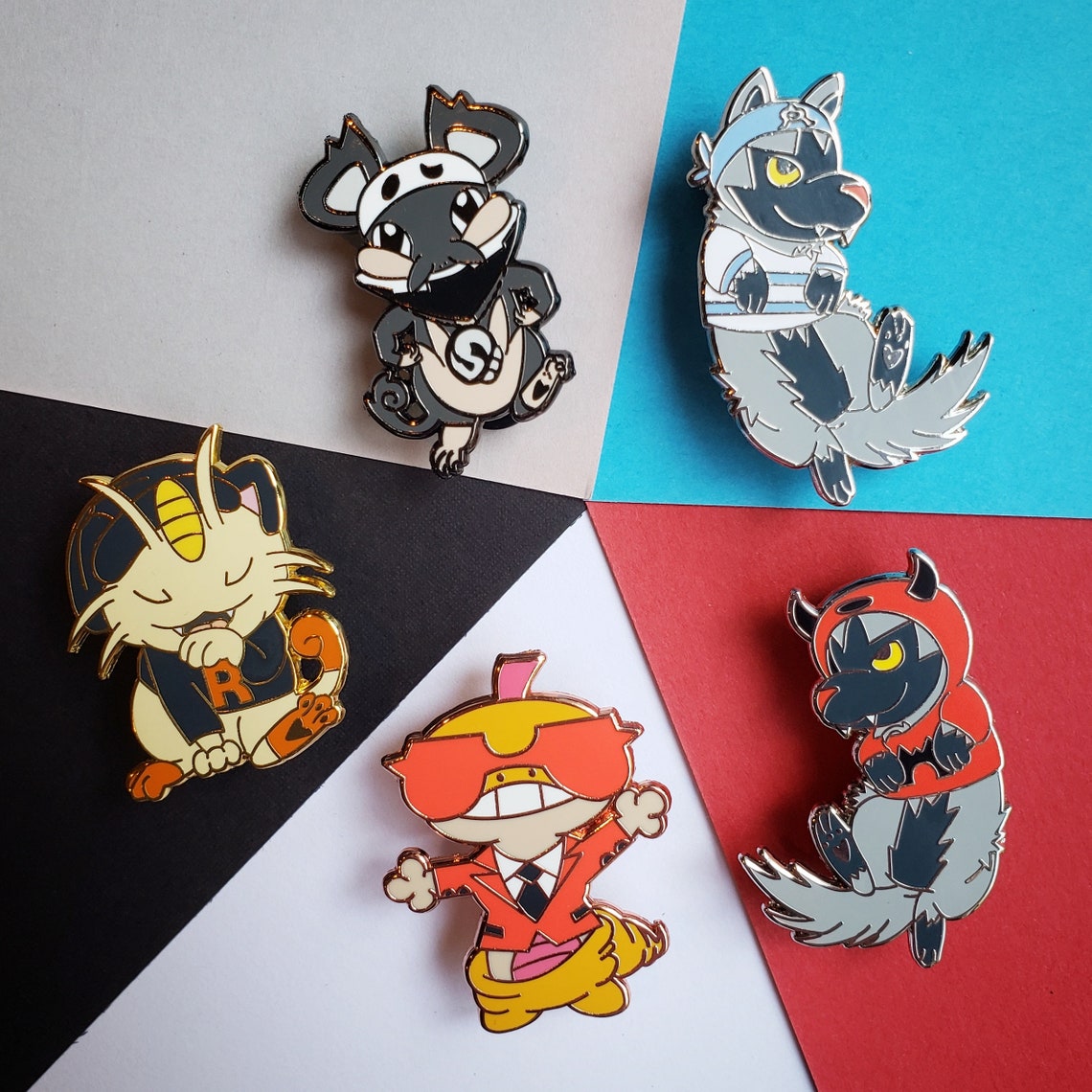 Team Mascot Enamel Pin Rocket Cat READY TO SHIP | Etsy