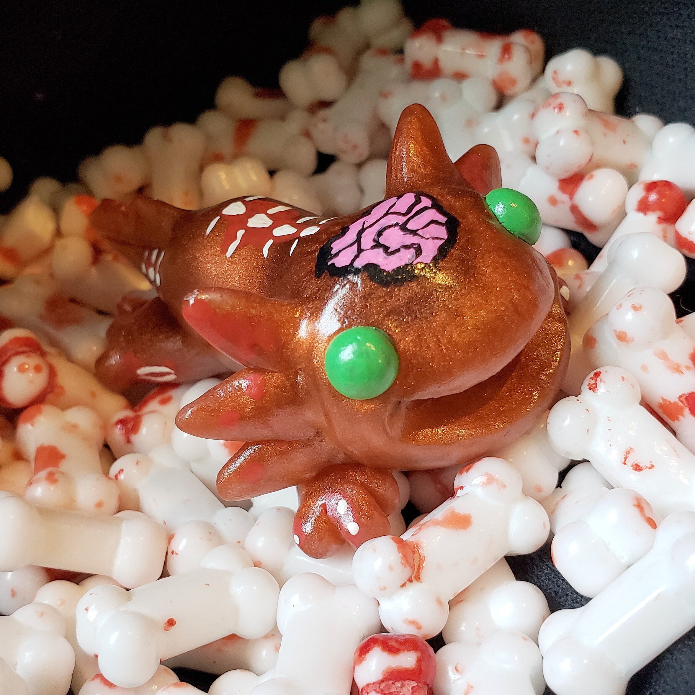 HANDMADE 'Zombie' Lumps the Derpsolotl Axolotl - Etsy Nederland