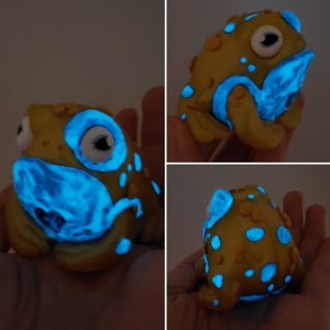 HANDMADE - 'bait / Glowtoad' Moo the Grumble Froad (frog / Toad ...