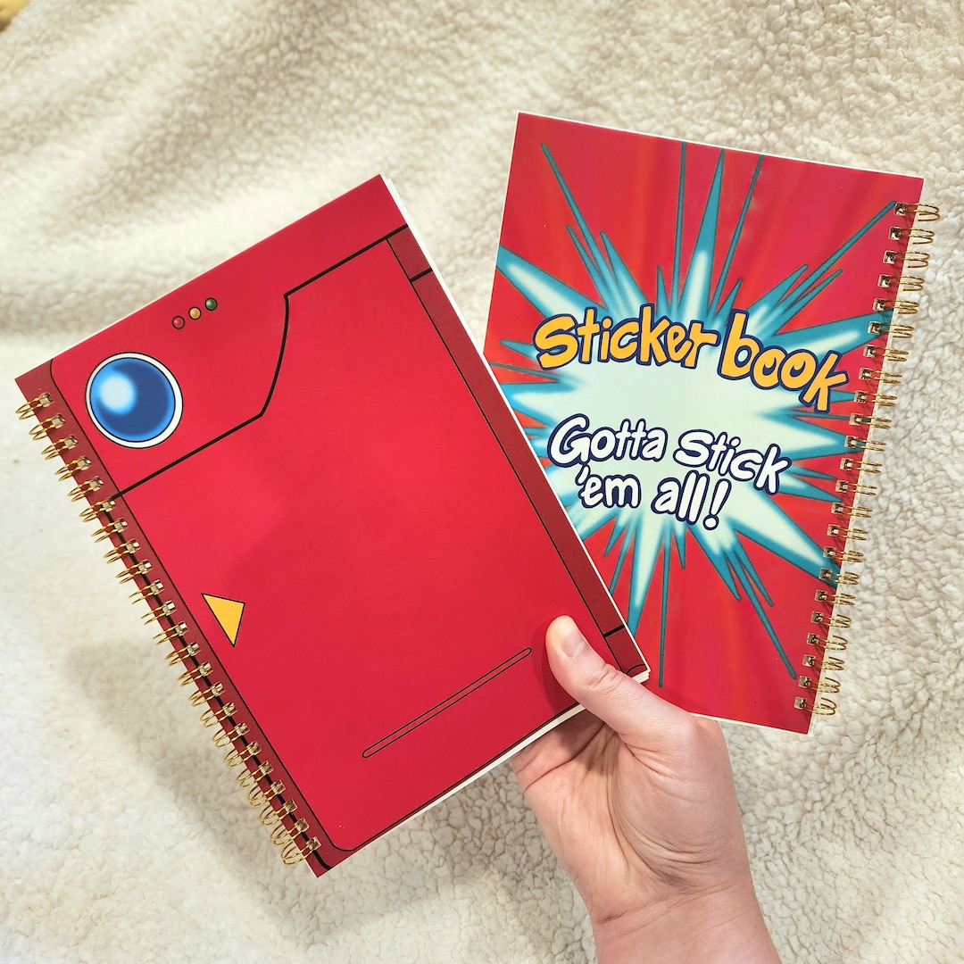Reusable Sticker Book 48 Pages Original 151 Pokedex READY TO SHIP - Etsy