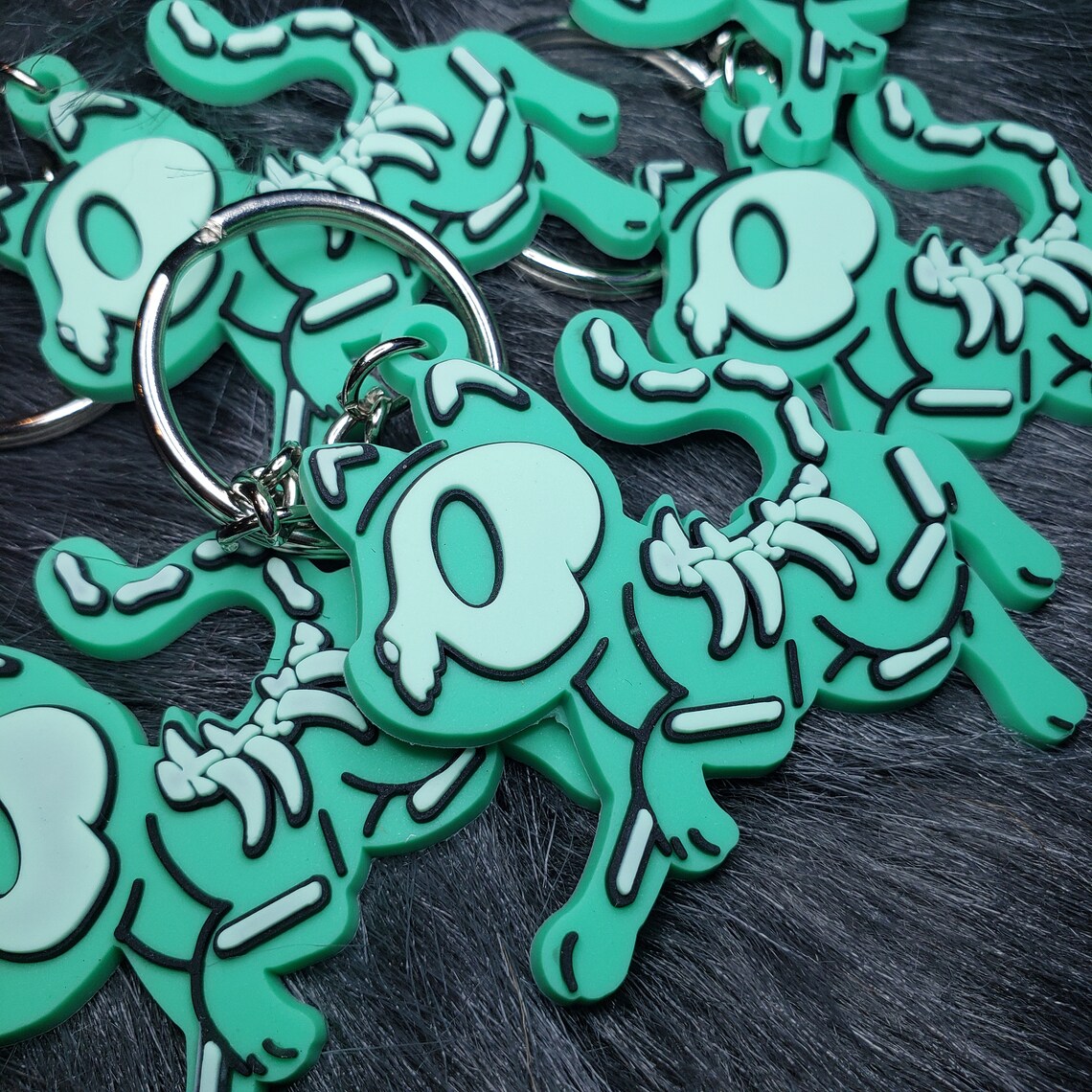 Jellycat Rubber PvC Keychain Feel the bones READY TO | Etsy