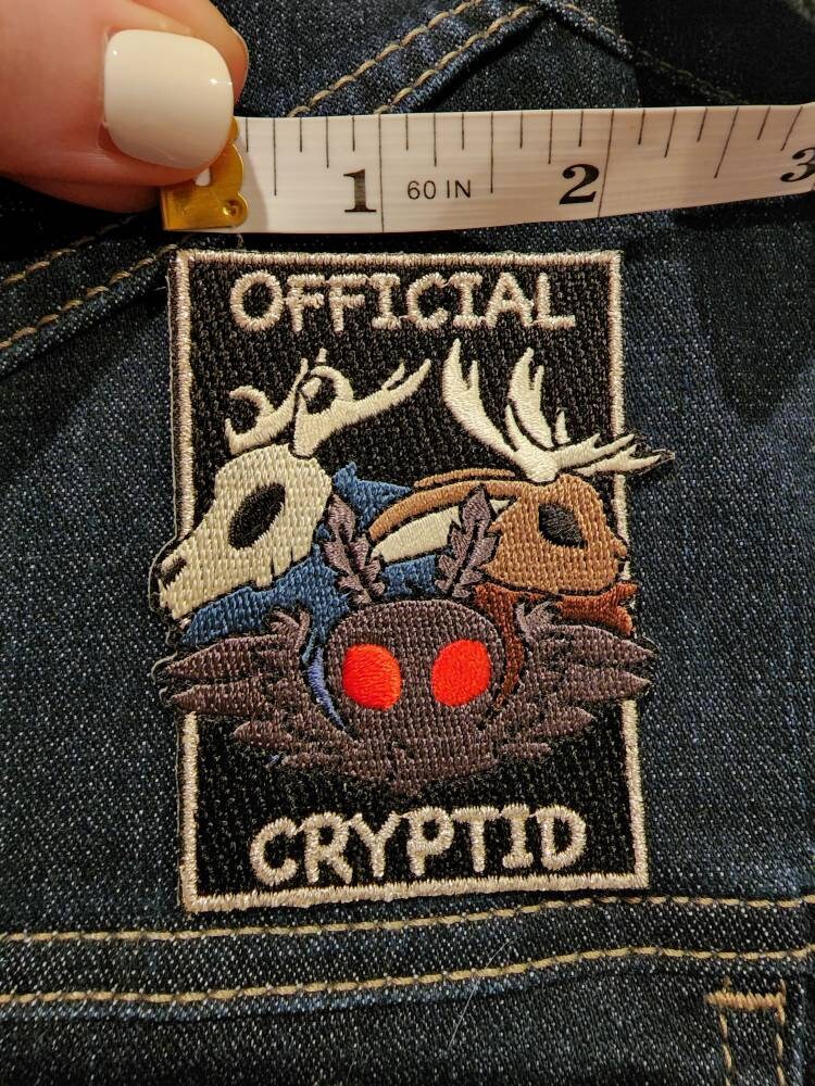 Official Cryptid 3in Embroidered Patch Mothman Wendigo and | Etsy