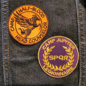 Camp Half Blood / Camp Jupiter - 2.5in Embroidered Patches - Etsy